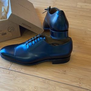 Meermin | Shoes | Meermin 1198 Black Calf French Boxcalf Cap Toe Oxford ...